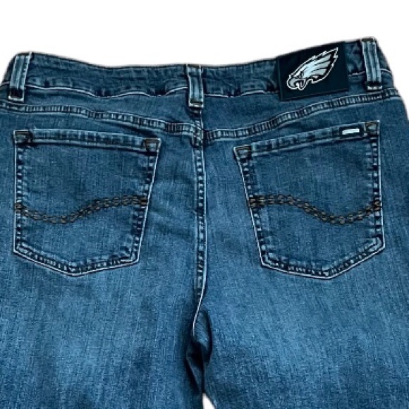 NFL | Jeans | Nfl Philadelphia Eagles Denim Cheerleader Boot Jeans Size ...